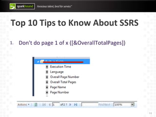 SQL Server Reporting Services (SSRS) 101 | PPTX
