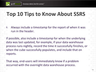 SQL Server Reporting Services (SSRS) 101 | PPTX