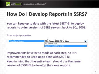 SQL Server Reporting Services (SSRS) 101 | PPTX