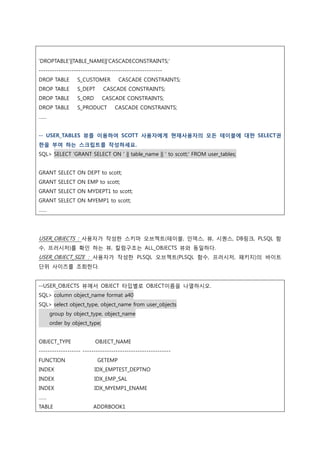 #23.SQL초보에서 Schema Objects까지_SQL기초교육/오라클교육/국비지원환급교육/재직자교육/구로IT학원추천 | PDF