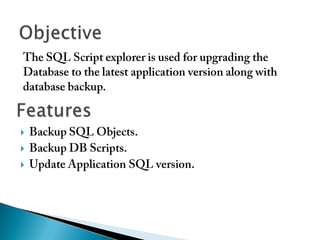 Sql Script Explorer | PPSX