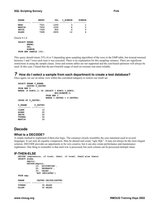 Sql scripting sorcerypaper | PDF