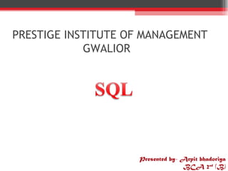 SQL select clause | PPT