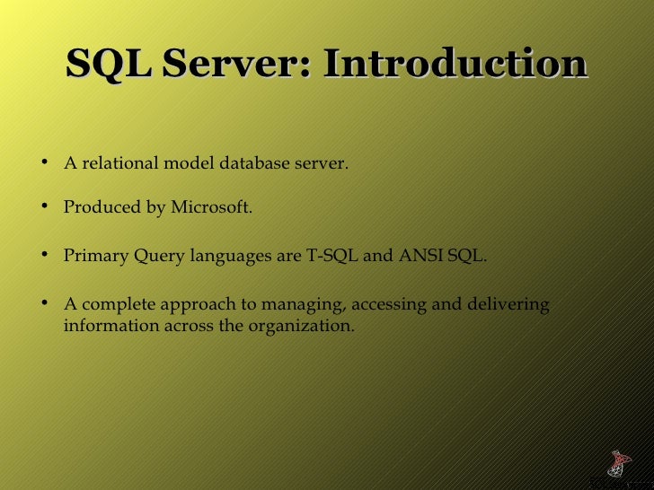 SQL Server Database Development
