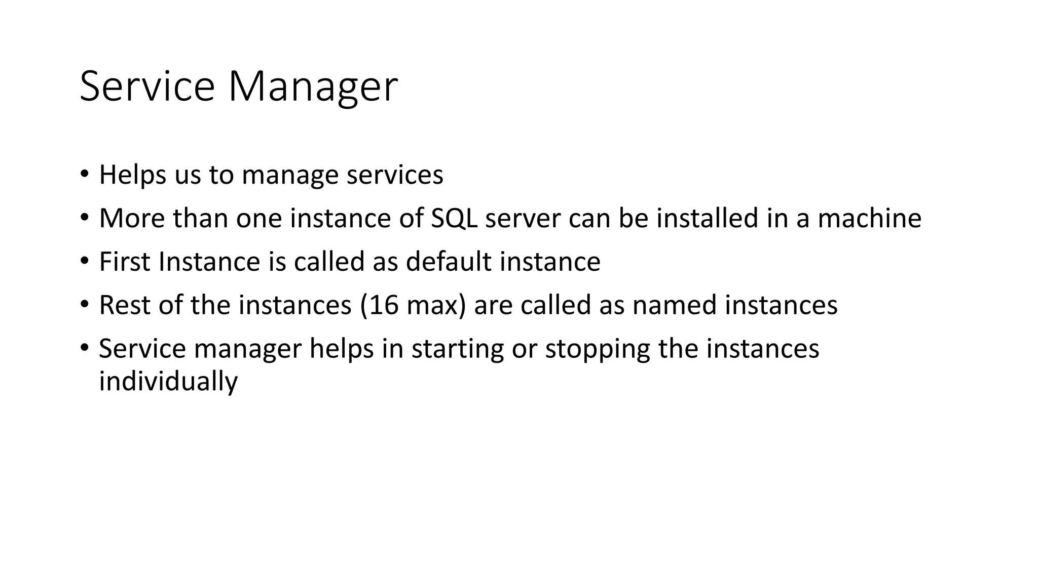 Sql Server Pptx Databases Computer Software And Applications