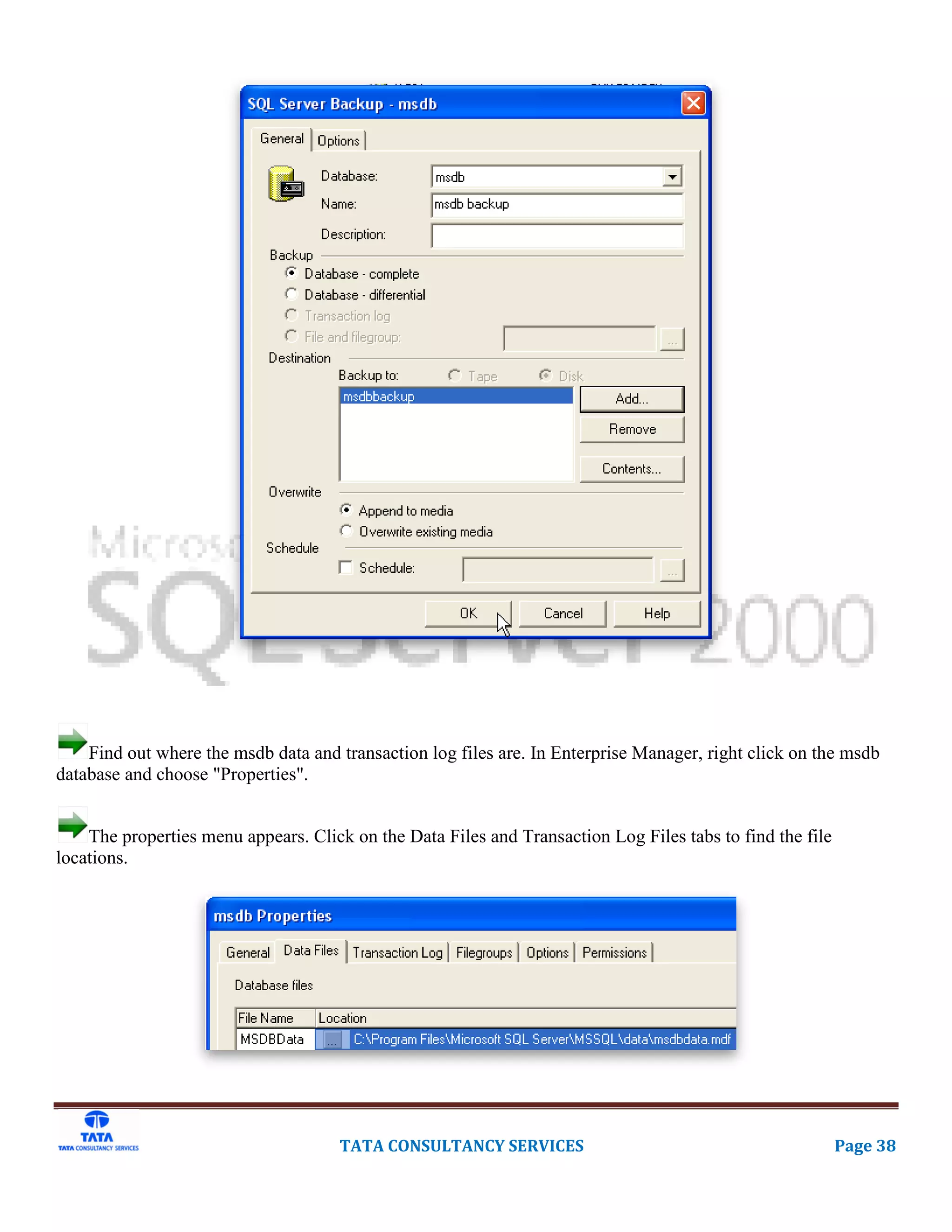 SQL Server 2000 Installation Rollout Backout Plan | PDF
