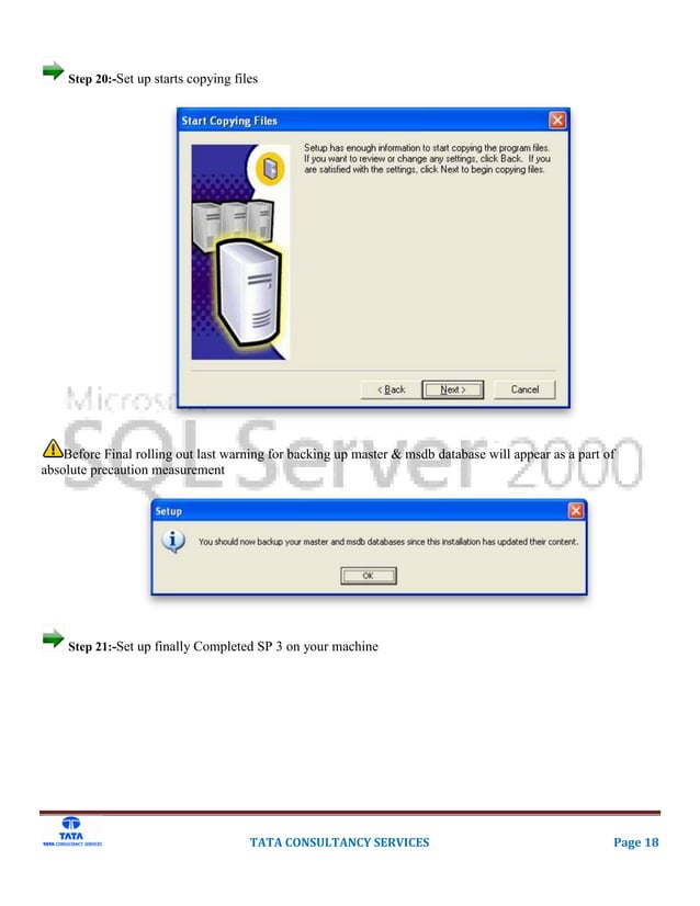 SQL Server 2000 Installation Rollout Backout Plan | PDF