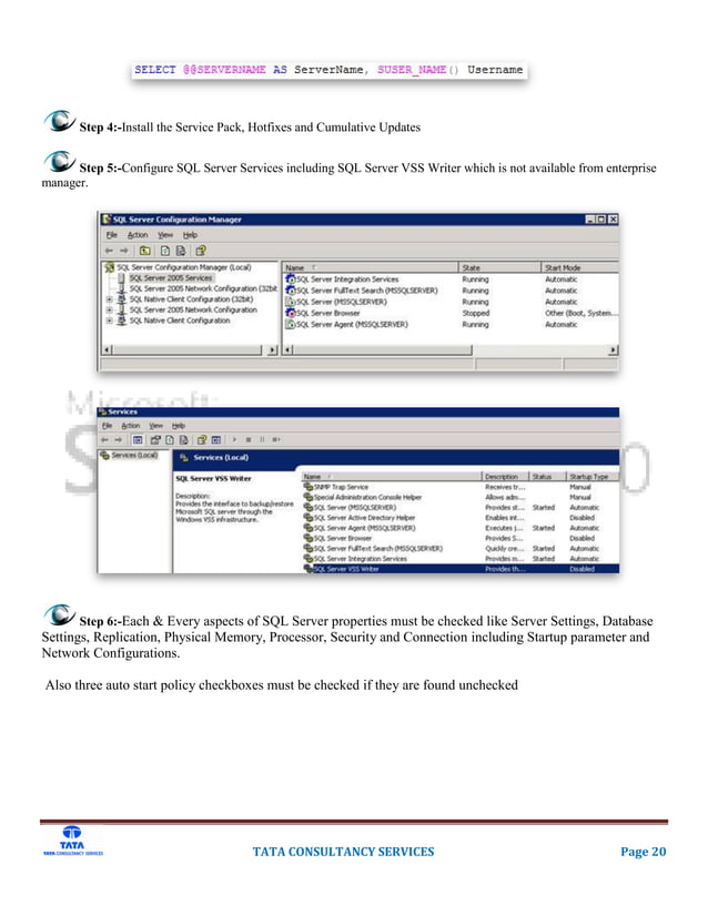 SQL Server 2000 Installation Rollout Backout Plan | PDF