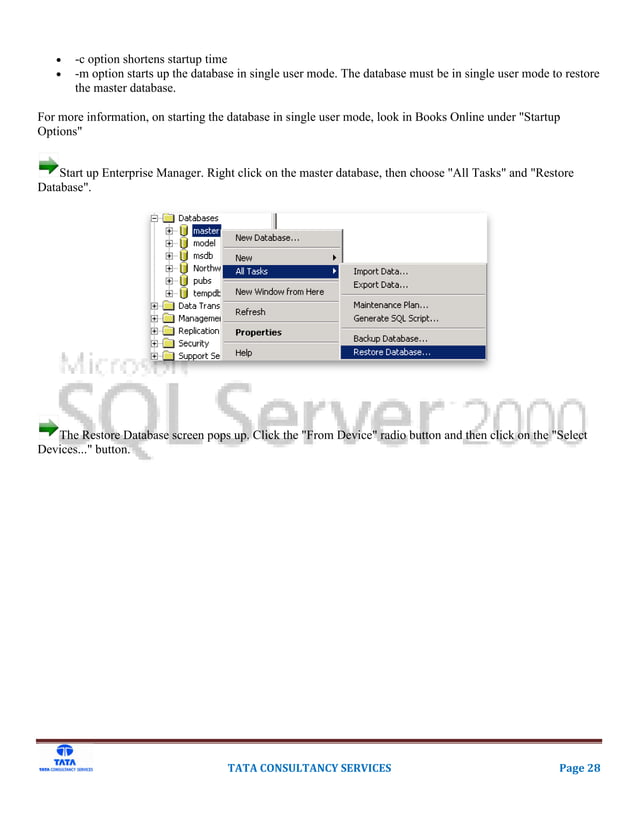 SQL Server 2000 Installation Rollout Backout Plan | PDF