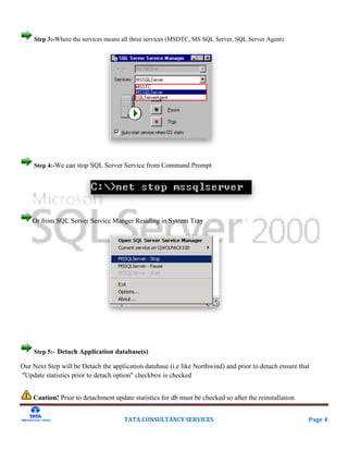 SQL Server 2000 Installation Rollout Backout Plan | PDF