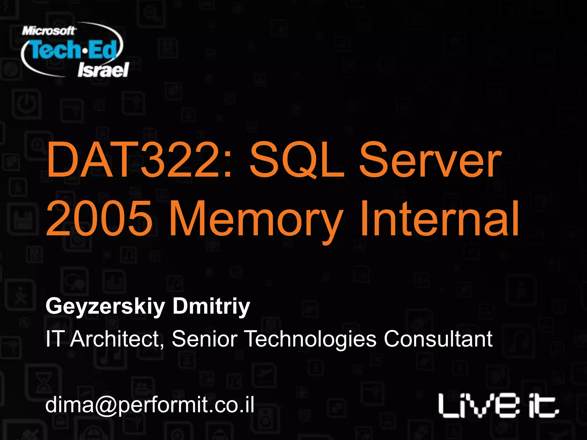 Sql Server 2005 Memory Internals | PDF