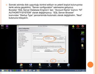Sql server 2008 Express & Sql Server management Studio 2008 express Kurulumu | PPTX