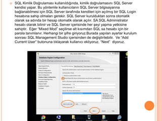 Sql server 2008 Express & Sql Server management Studio 2008 express Kurulumu | PPTX