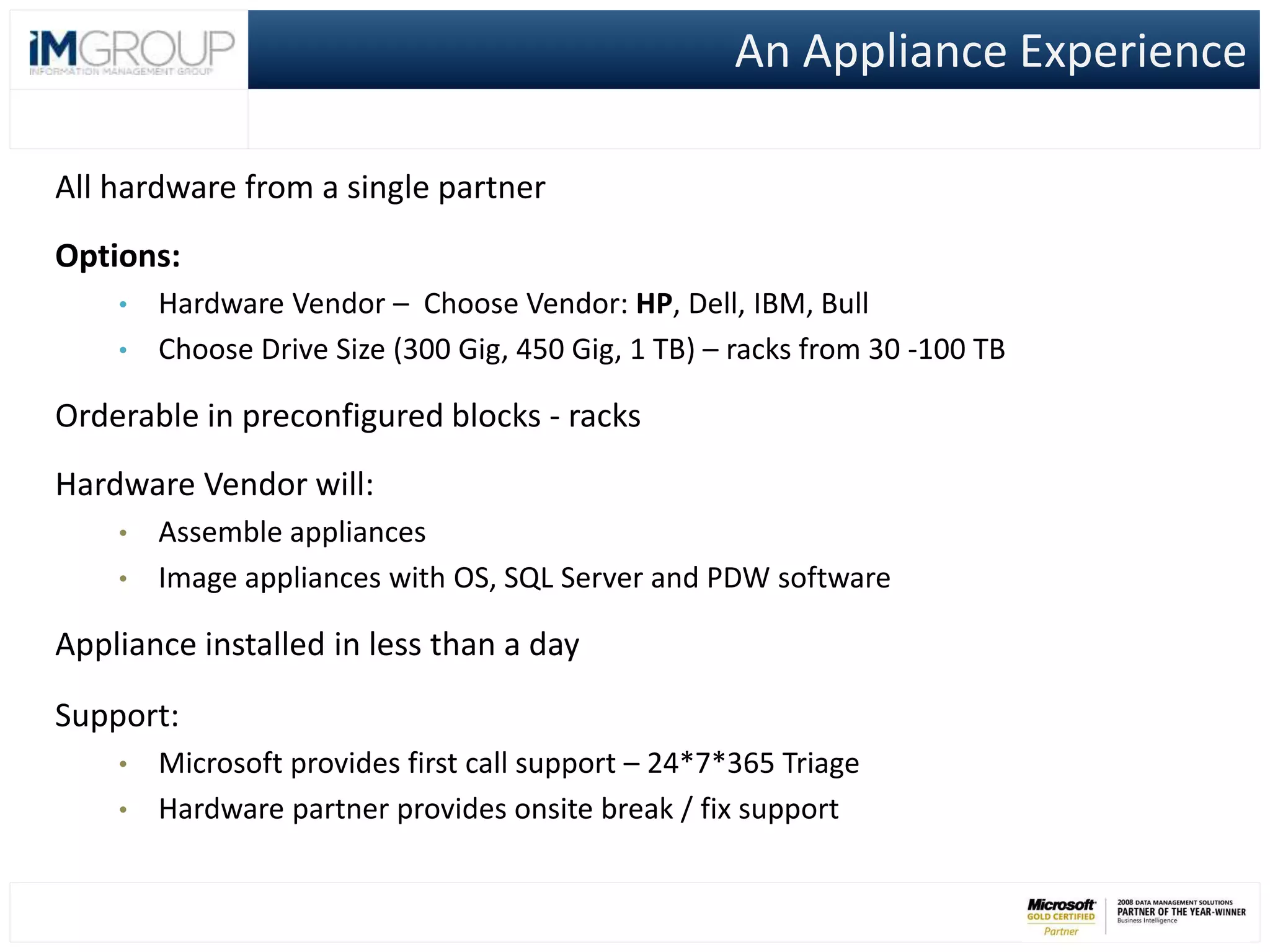 SQL Server 2008 R2 Parallel Data Warehouse | PPT