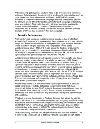 Sql server 2008 r2 analysis services overview whitepaper | DOCX | Web ...