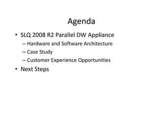 SQL Server 2008 R2 Parallel Data Warehouse | PPT