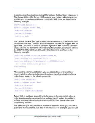 Sql server 2008 r2 xml wp | PDF