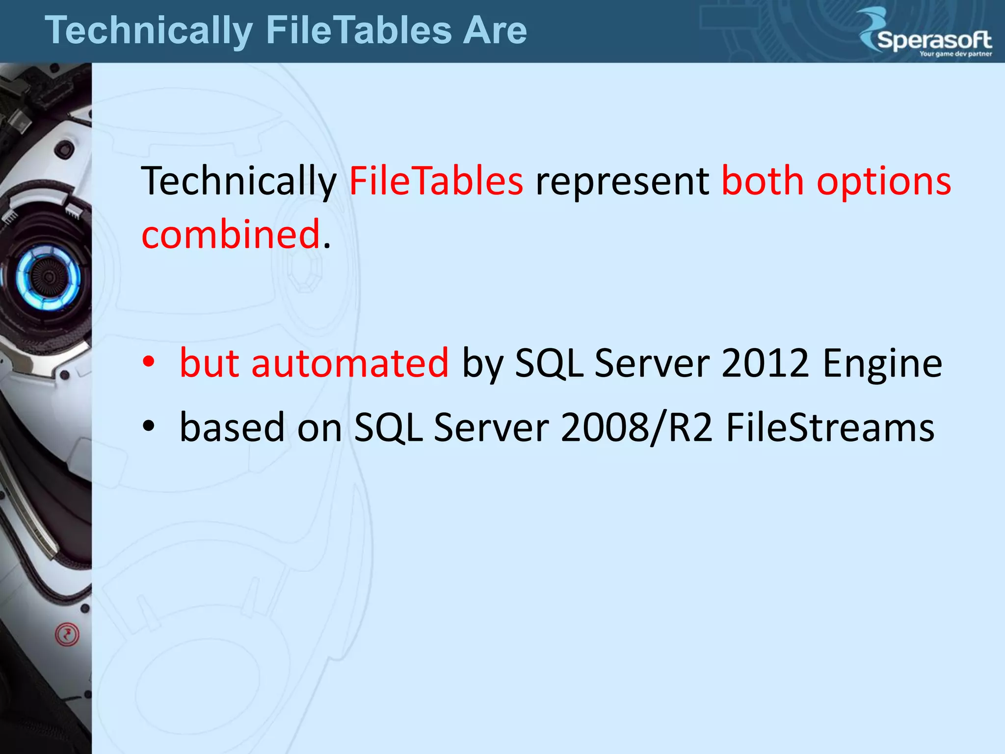 SQL Server 2012 - FileTables | PDF
