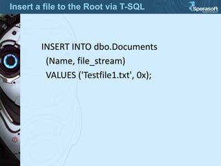 SQL Server 2012 - FileTables | PDF
