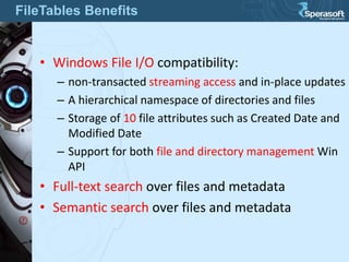 SQL Server 2012 - FileTables | PDF