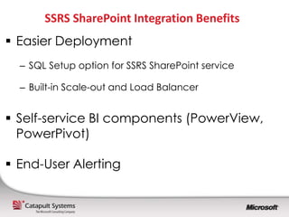 Sql Server 2012 Reporting-Services is Now a SharePoint Service Application | PPTX | Databases ...
