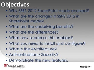 Sql Server 2012 Reporting-Services is Now a SharePoint Service Application | PPTX