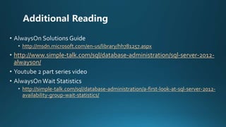 Sql server 2012 AlwaysOn | PPTX