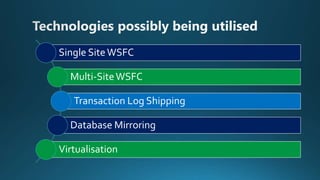 Sql server 2012 AlwaysOn | PPTX
