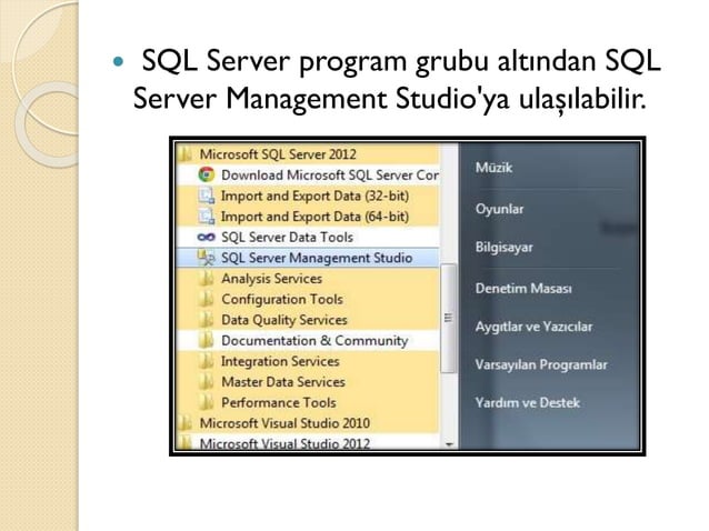 Sql server 2012 gi̇ri̇ş | PPT