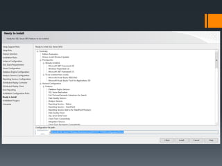 How to install SQLSERVER 2012 | PPT
