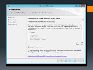 Step by Step Installation of Microsoft SQL Server 2012 | PPTX ...