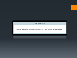 Step by Step Installation of Microsoft SQL Server 2012 | PPTX ...