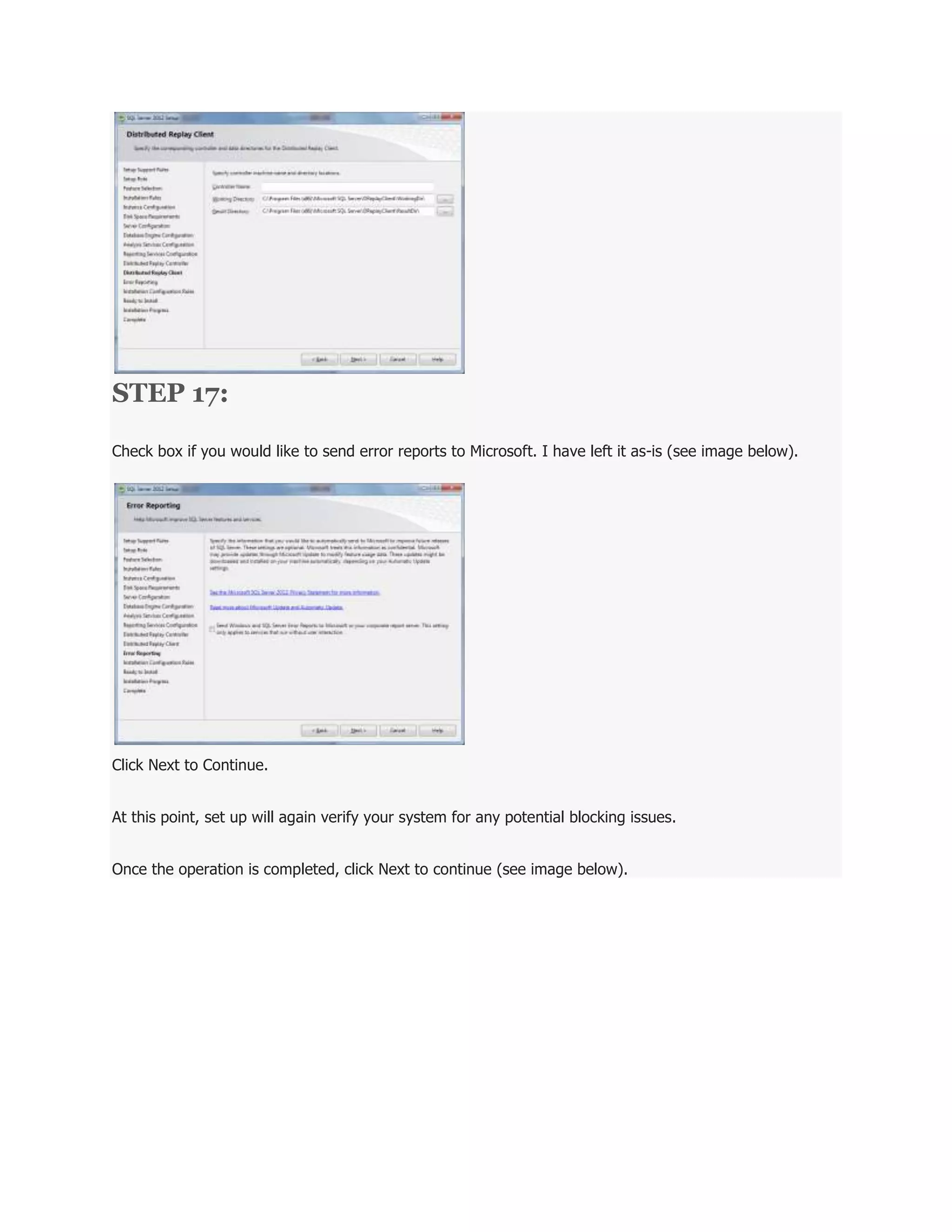Sql Server 2012 Installation.. | DOCX
