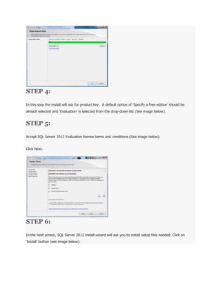 Sql Server 2012 Installation.. | DOCX