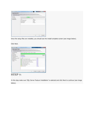 Sql Server 2012 Installation.. | DOCX