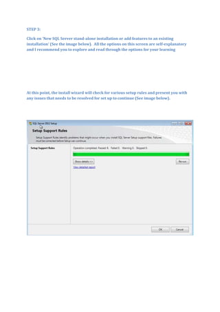 Sqlserver 2012 installation step by step | PDF