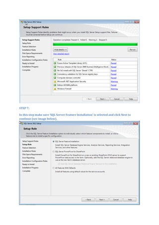 Sqlserver 2012 installation step by step | PDF