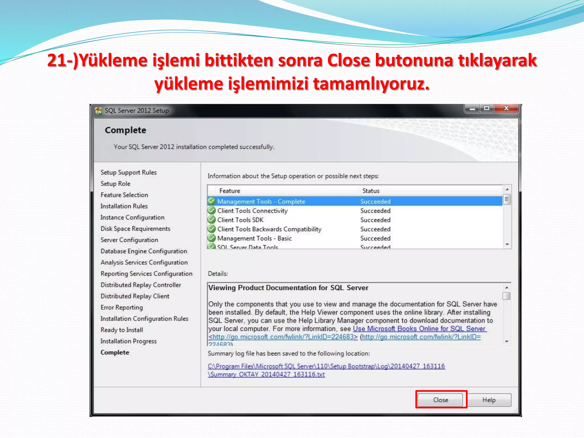 Sql server 2012 kurulum sunu | PPTX
