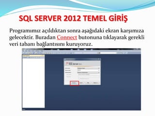 Sql server 2012 kurulum sunu | PPTX