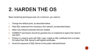 SQL Server 2012 Security Task | PPTX | Databases | Computer Software ...