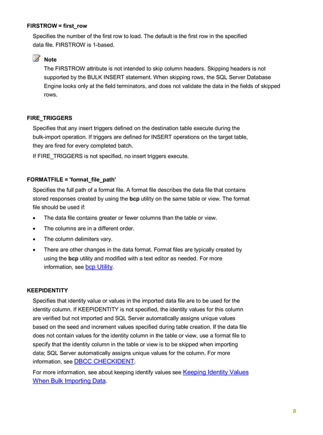Sql server 2012 transact sql dml reference | PDF