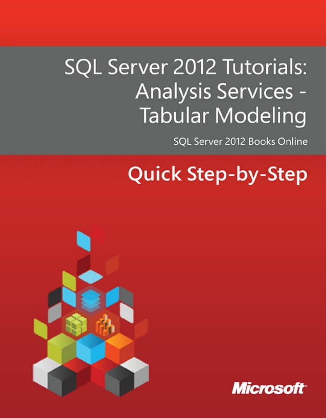 Sql server 2012 tutorials analysis services tabular modeling | PDF