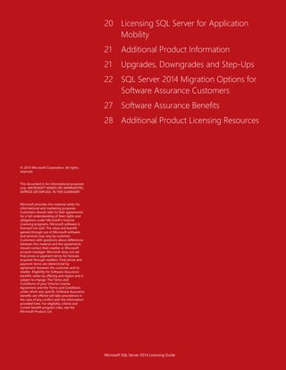 Sql server 2014_licensing_guide | PDF