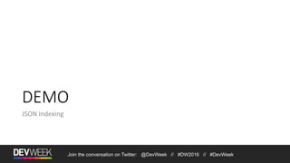 SQL Server 2016 JSON | PPTX