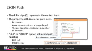 SQL Server 2016 JSON | PPTX