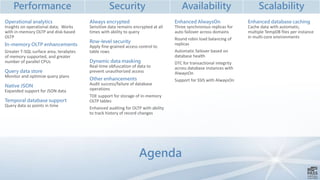 SQL Server 2016 new features | PPT