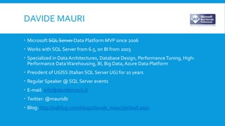SQL Server 2016 Temporal Tables | PPTX | Databases | Computer Software and Applications
