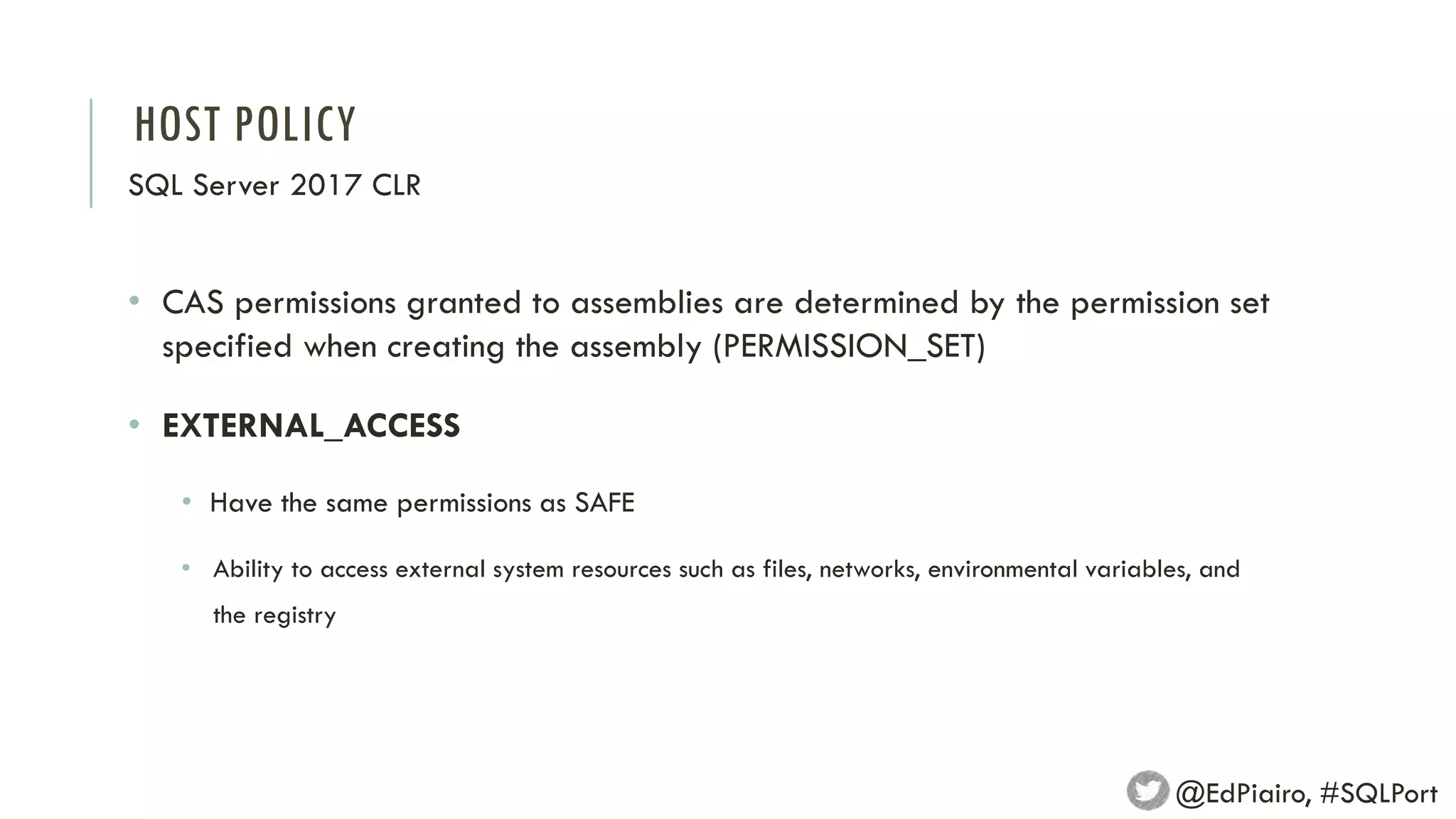 SQL Server 2017 CLR | PDF