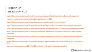 SQL Server 2017 CLR | PPT