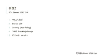 SQL Server 2017 CLR | PPT